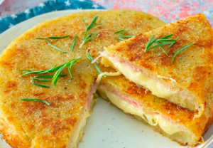 Potato pancake in the pan – Best Cooking recipes In the world